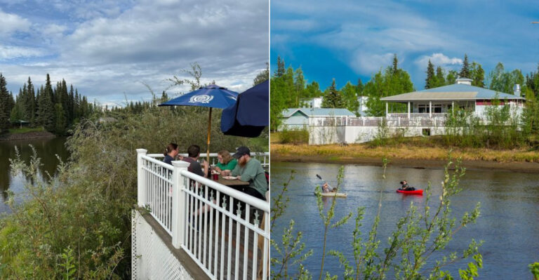 This Remote Alaska Restaurant Sits By The River And Serves ...